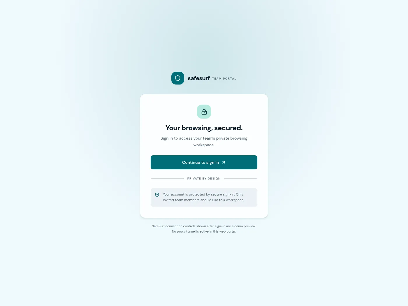 SafeSurf Proxy Portal