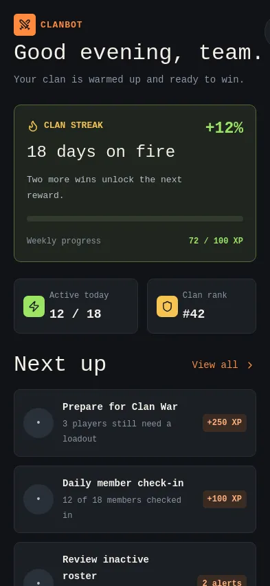 ClanBot Mobile