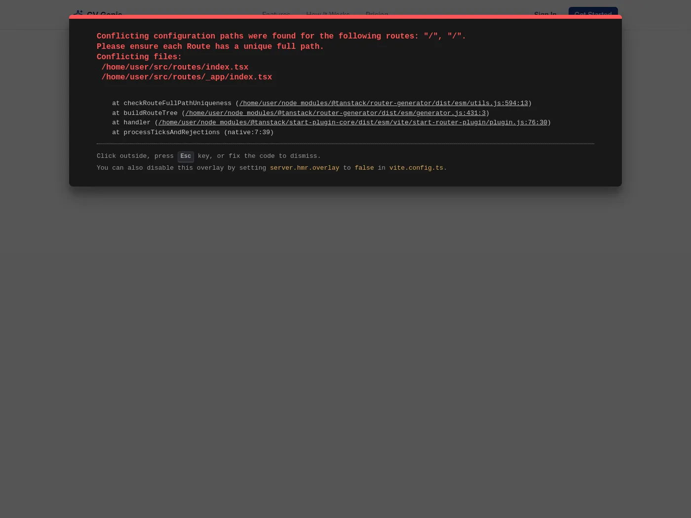 CV Genie SaaS Platform