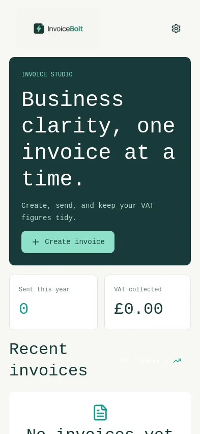 InvoiceBolt Mobile