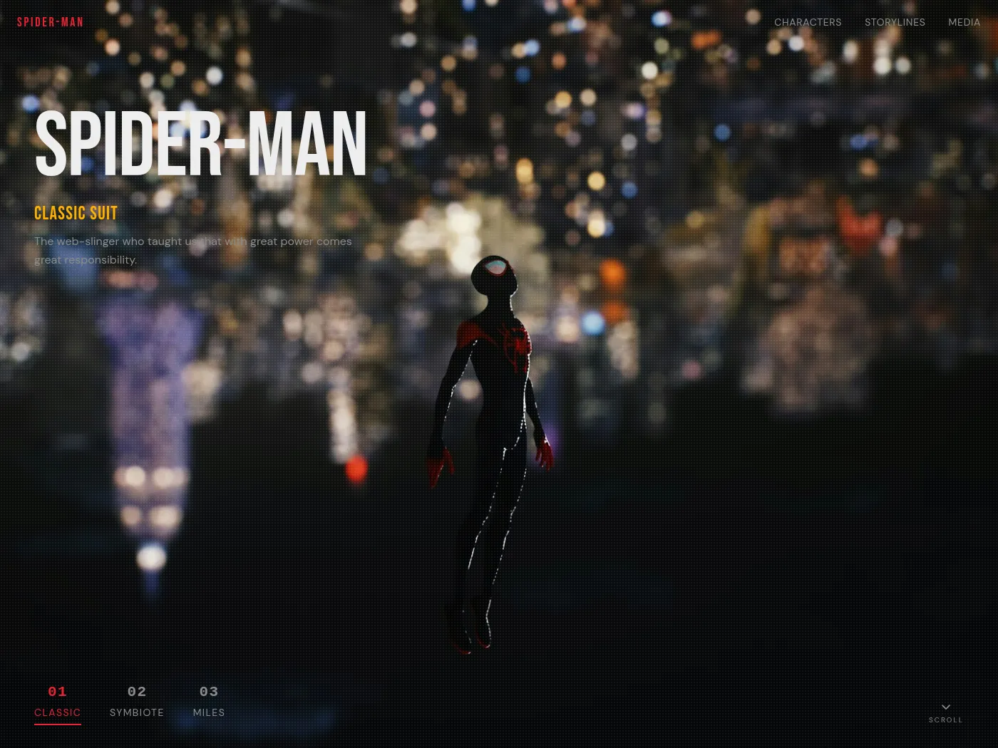 SpiderMan Universe Site