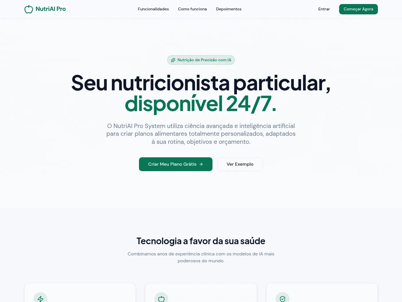 NutriAI Pro System