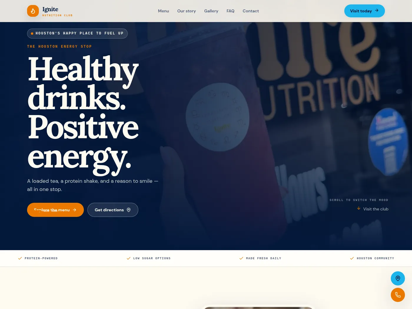 Ignite Nutrition Club Web