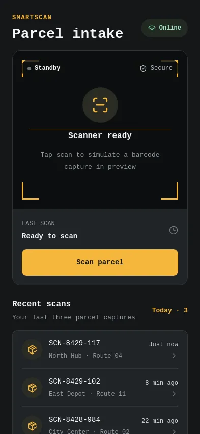 SmartScan Courier App