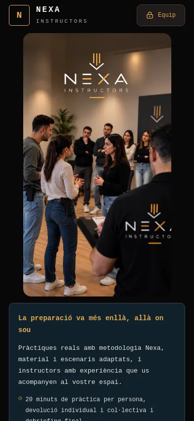 Nexa Instructors Booking
