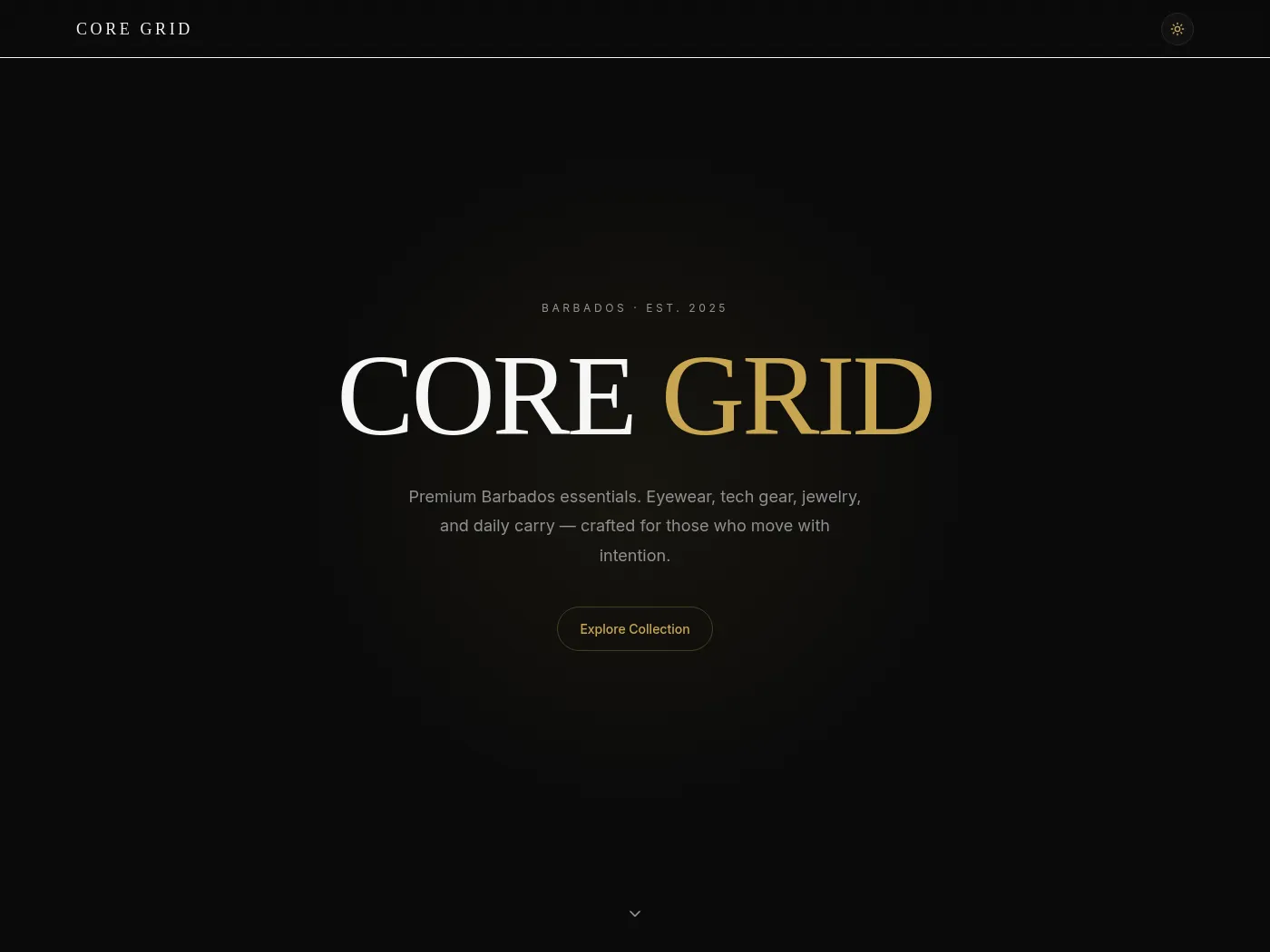 Core Grid Brand Site