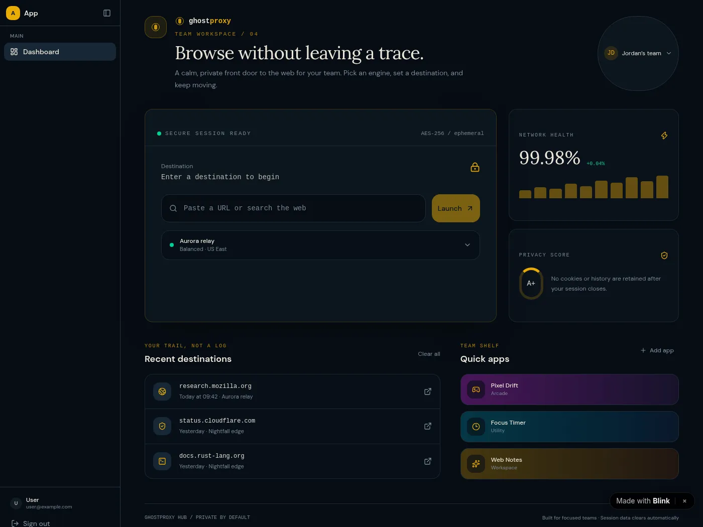 GhostProxy Hub