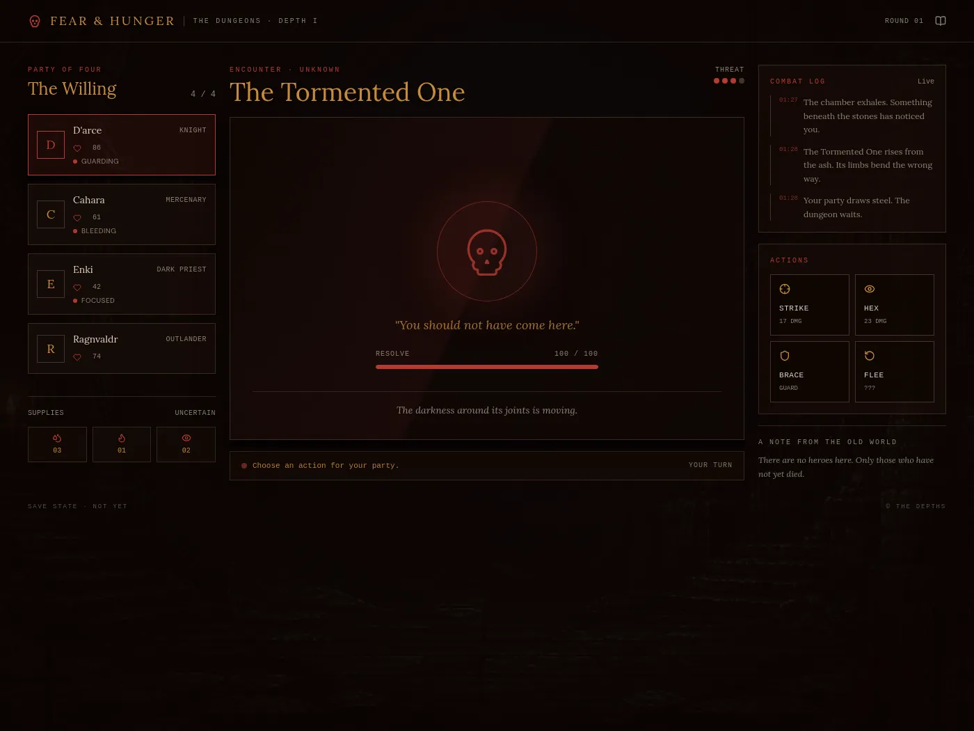 Fear & Hunger Web Remake