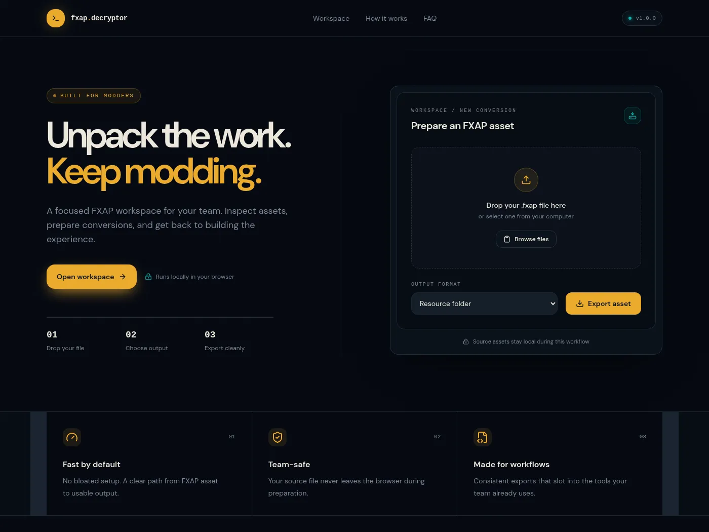 FXAP Decryptor