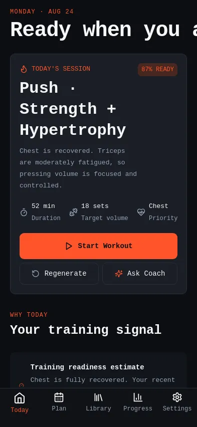 ForgedBody AI Coach