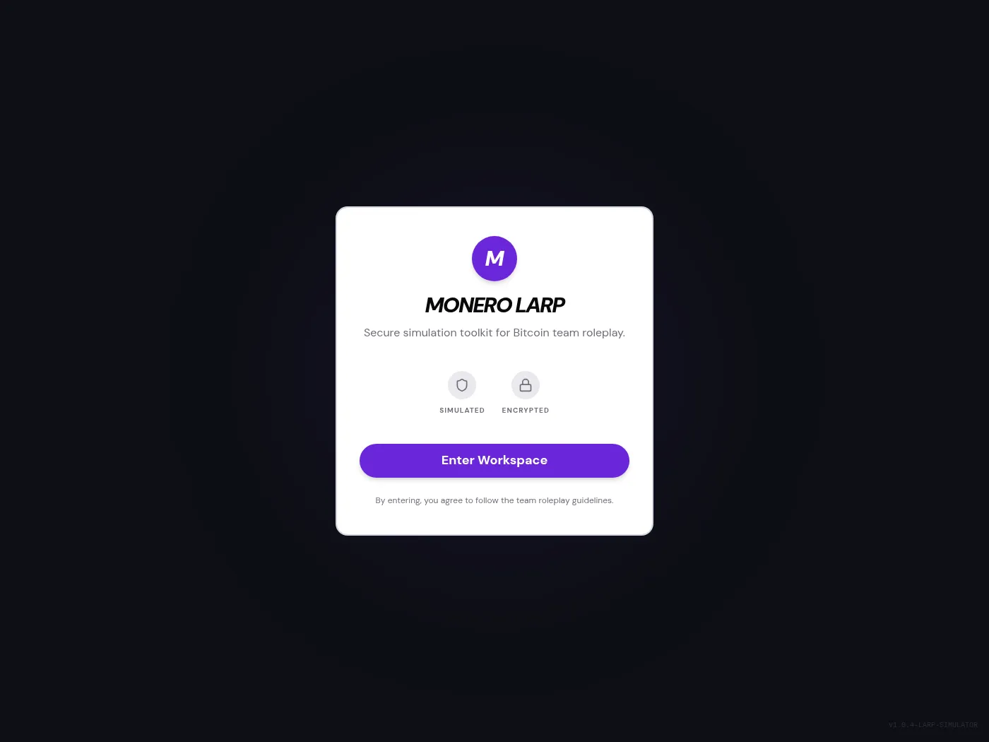 Monero Larp Toolkit