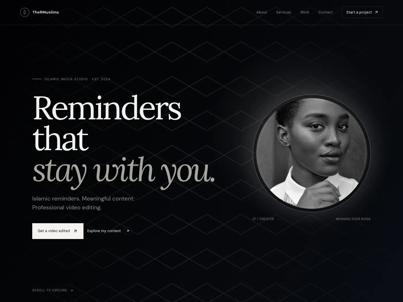 TheRMuslims Brand Website