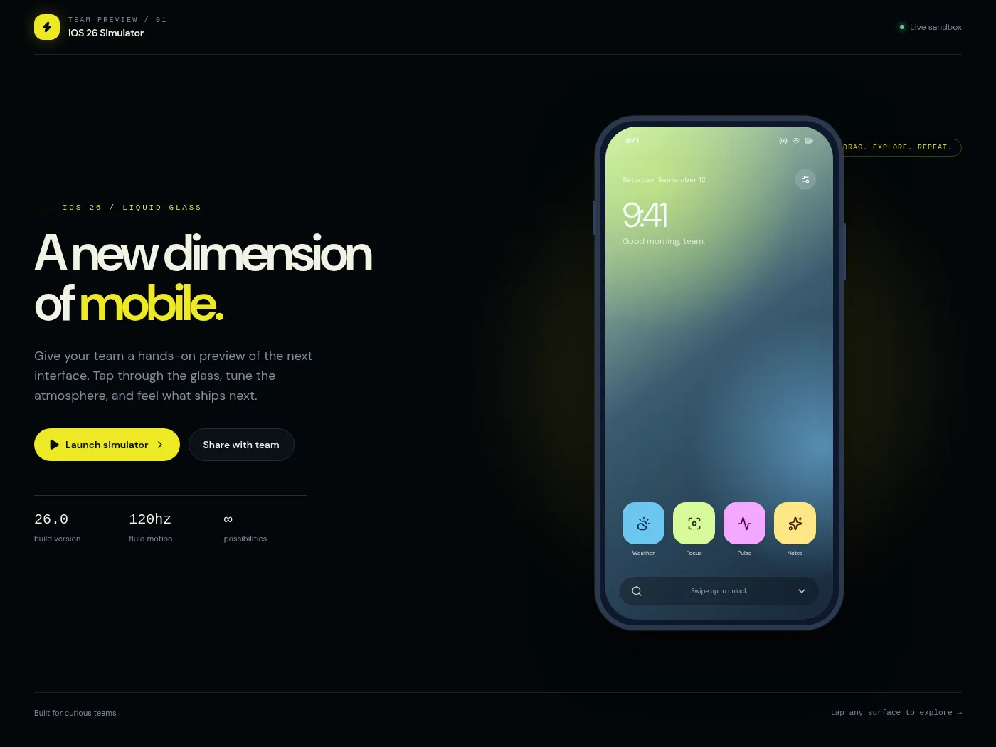 iOS 26 Simulator Pro
