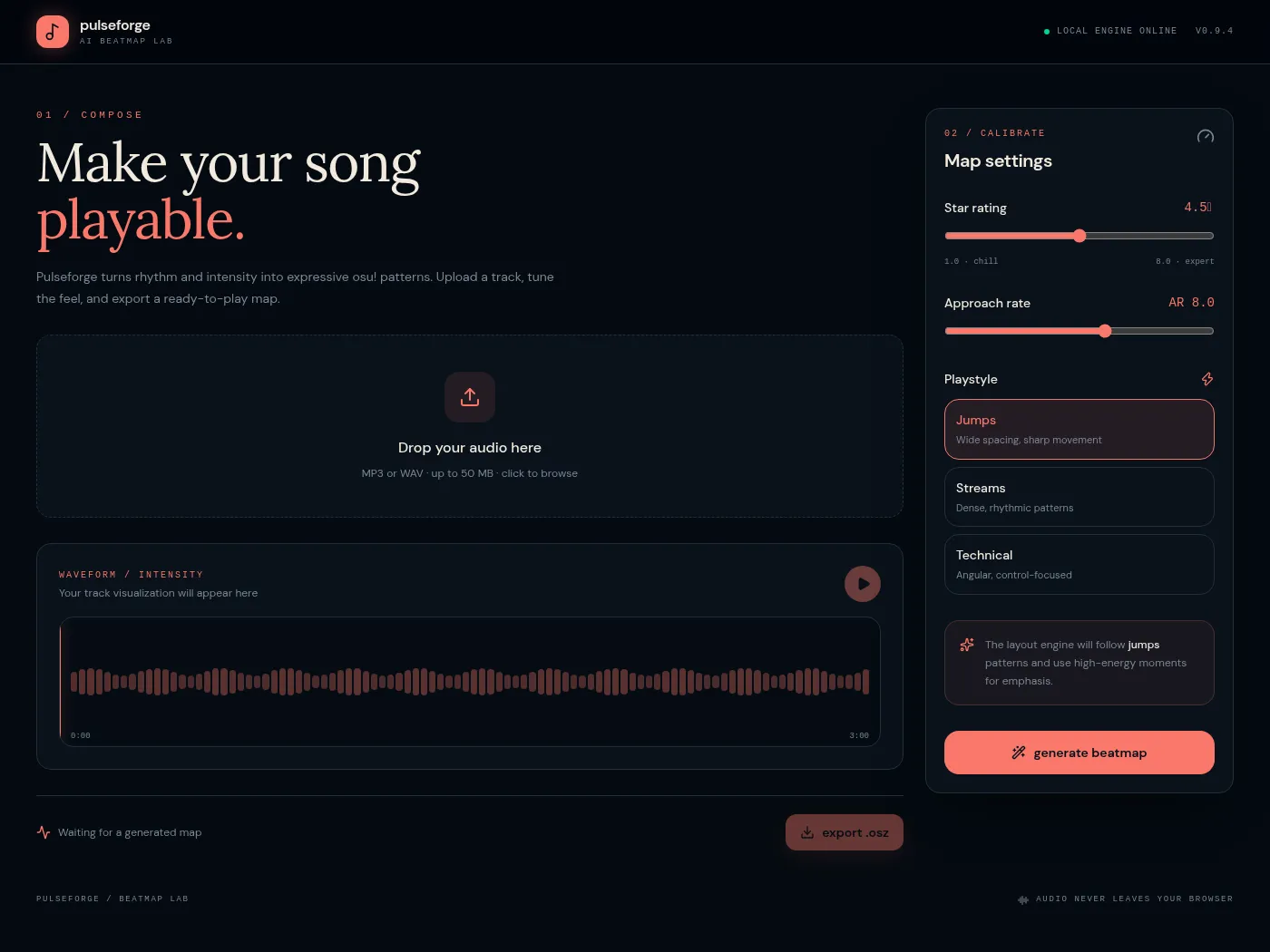 AI Osu! Beatmap Creator