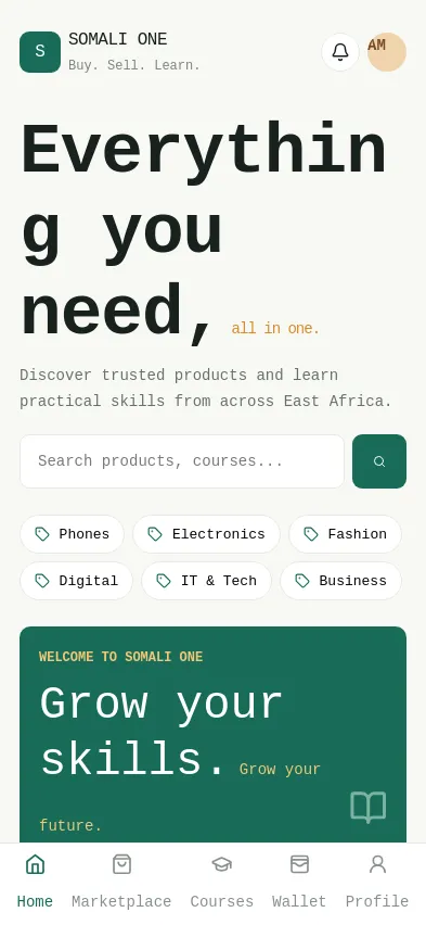 Somaali One App