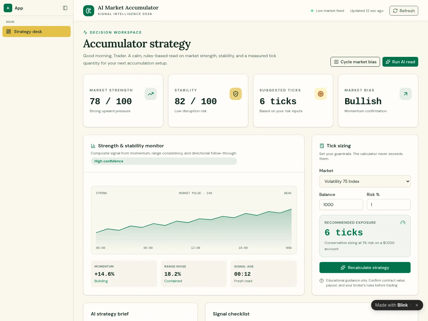 AI Market Accumulator