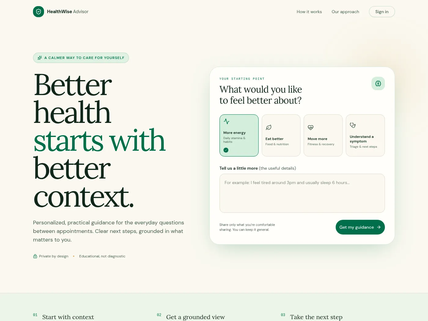 HealthWise Advisor