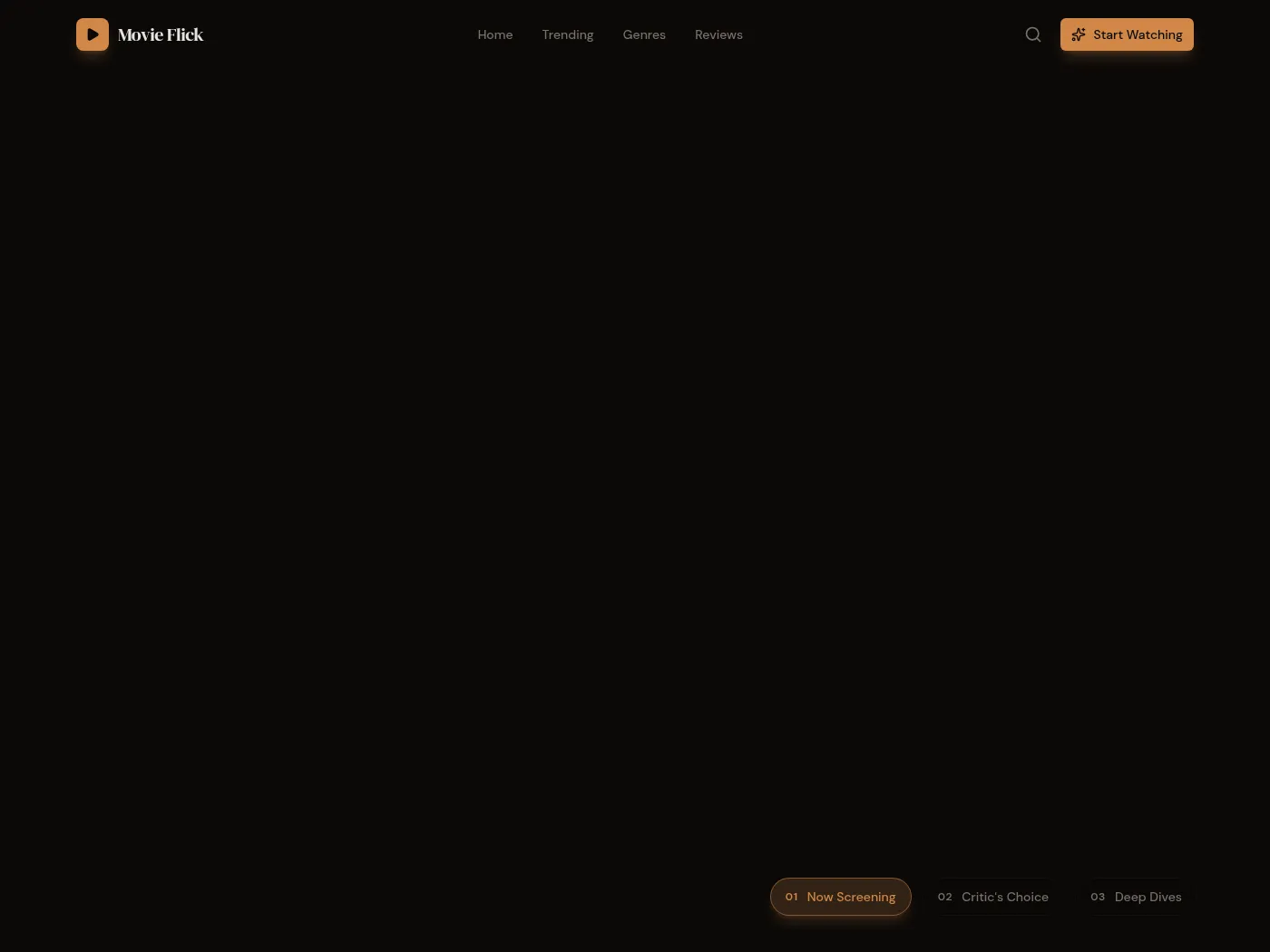 Movie Flick Website