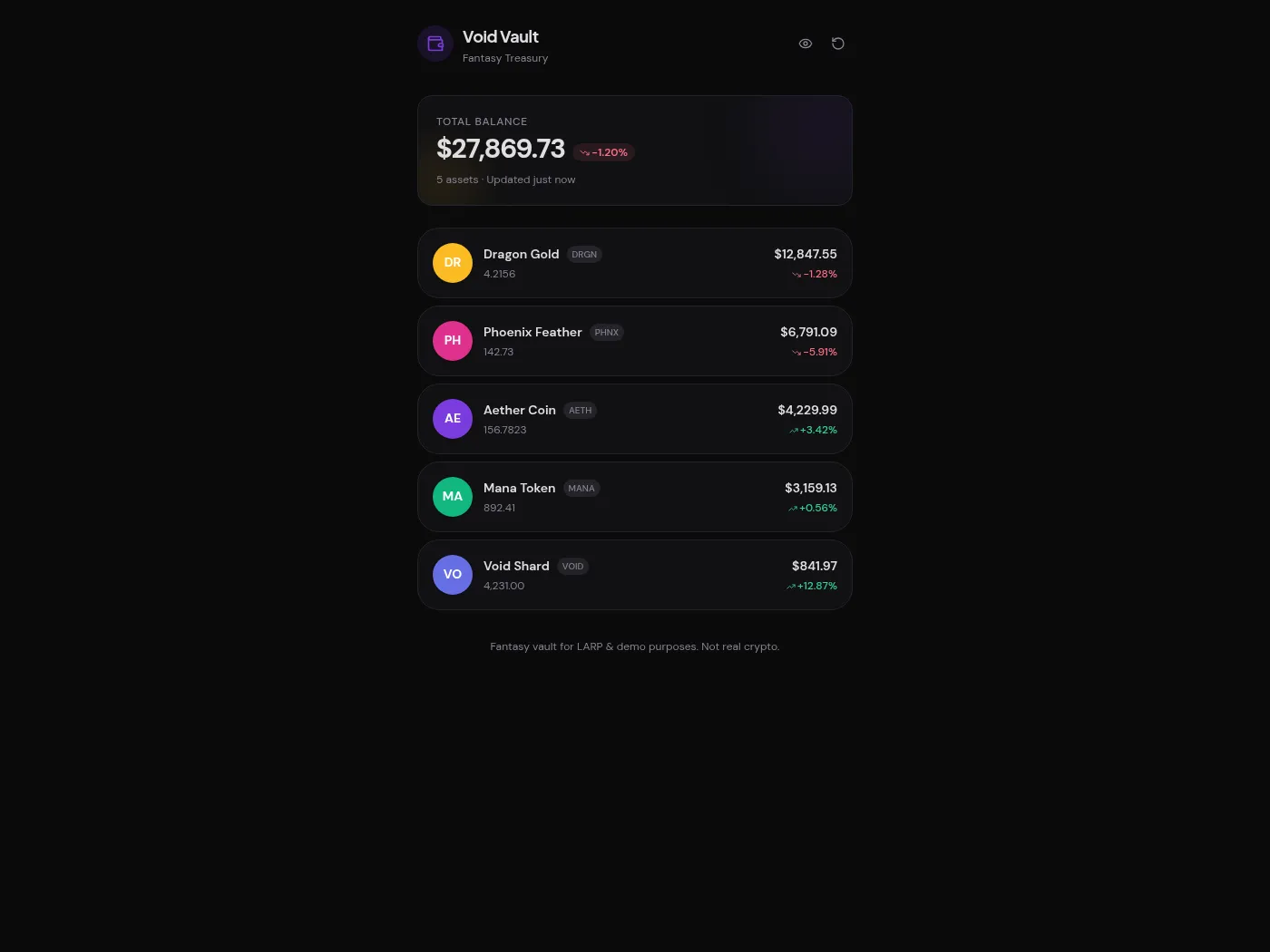 Exodus Wallet Playground