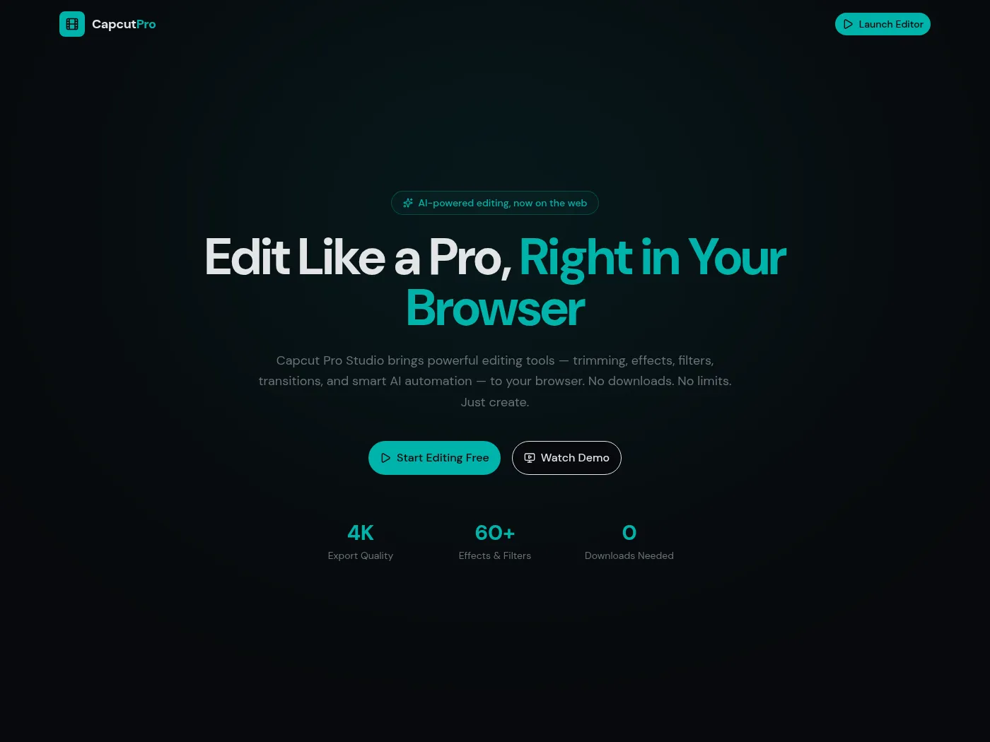 Capcut Pro Studio