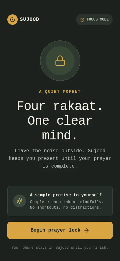 Prayer Lock App