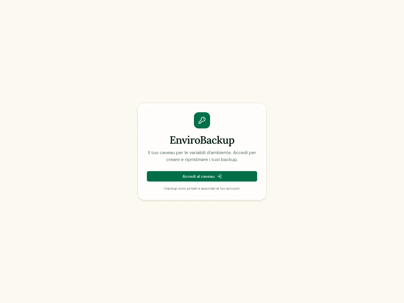 EnviroBackup