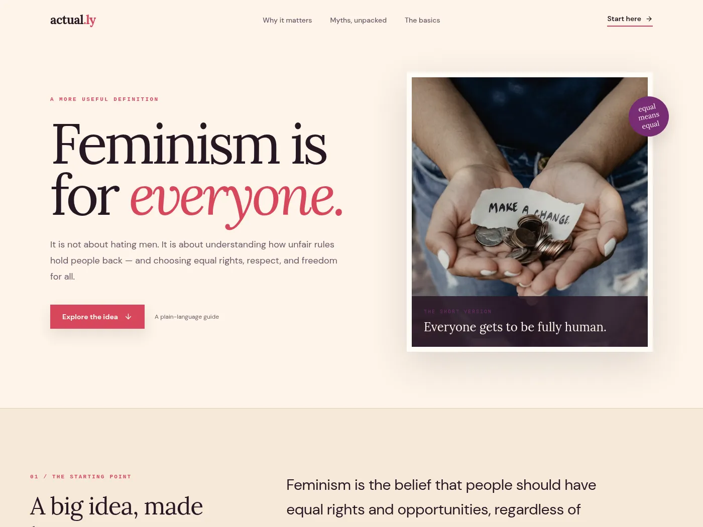 Actual.ly Feminism Explained