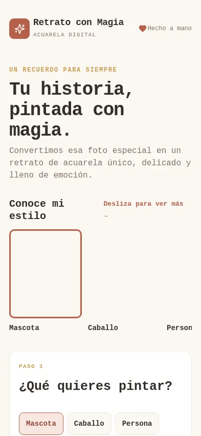 Retrato con Magia