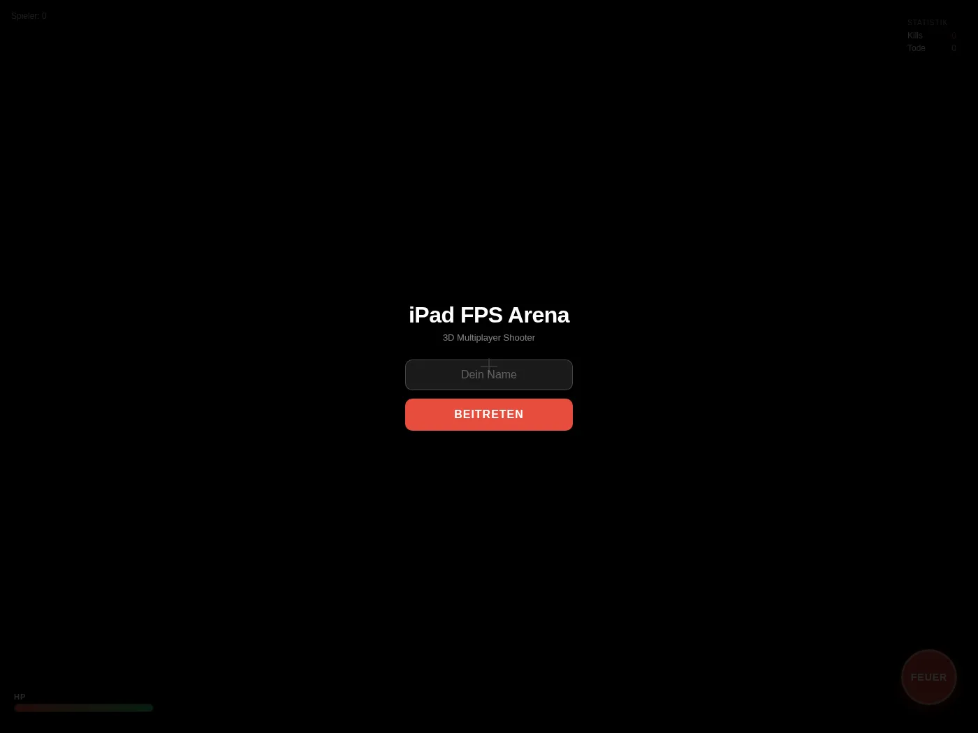iPad FPS Touch Arena