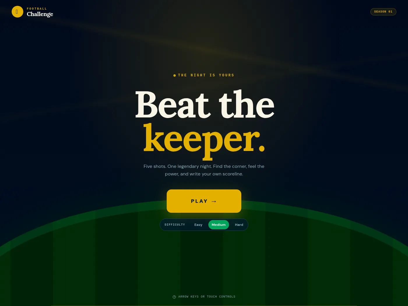 Football Challenge Game