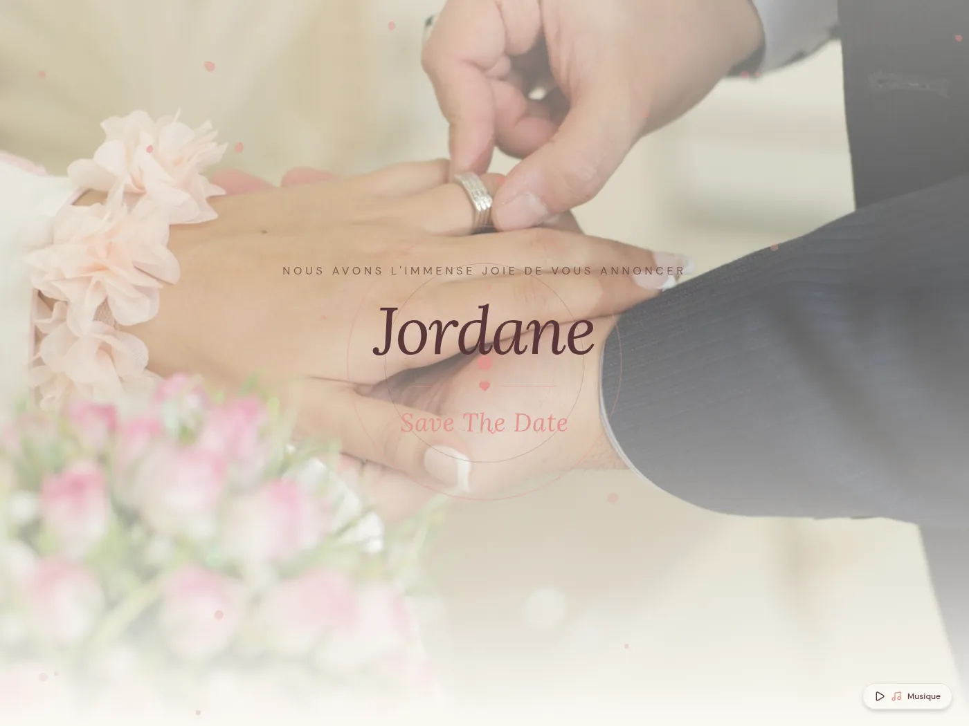 Dream Wedding Save The Date