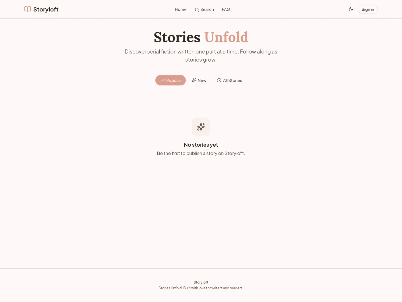 Storyloft Platform
