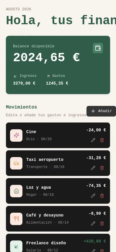 GastoFlex Móvil