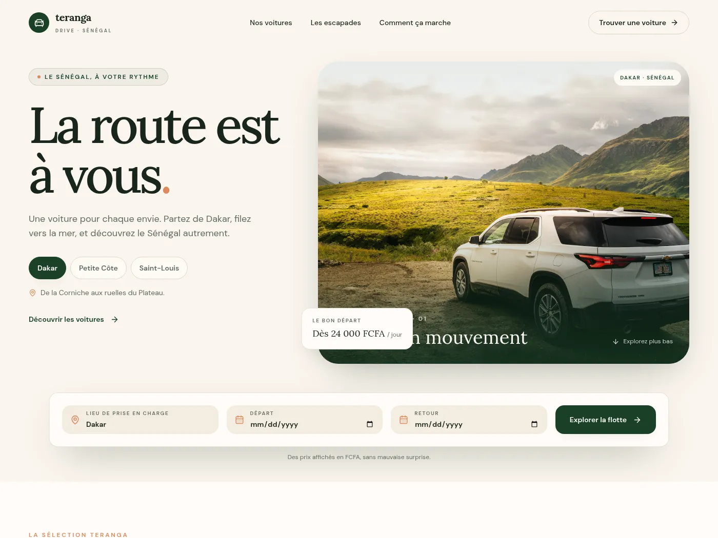 Sénégal Car Rentals