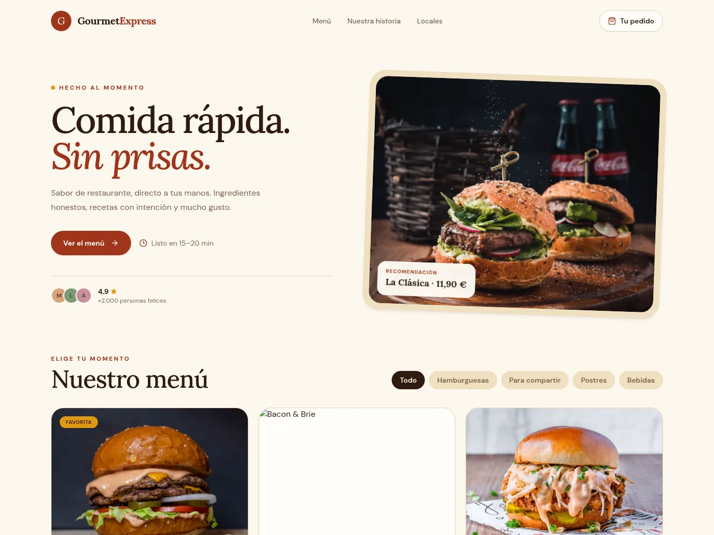 Gourmet Express App