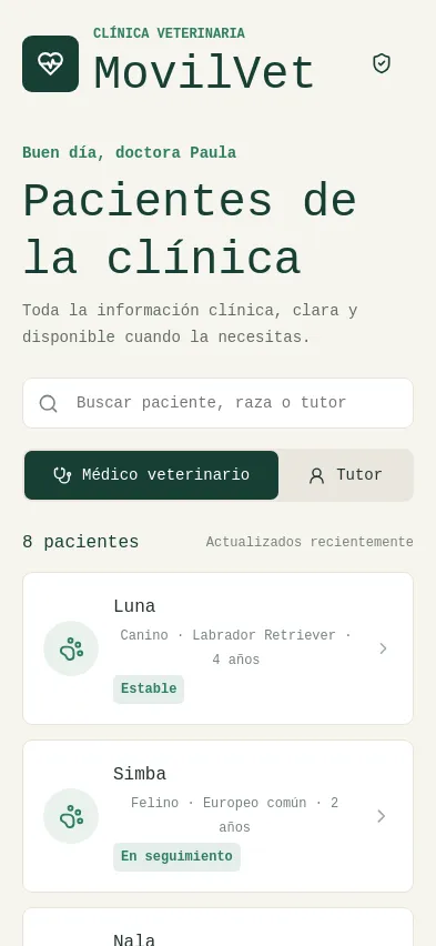 MovilVet App