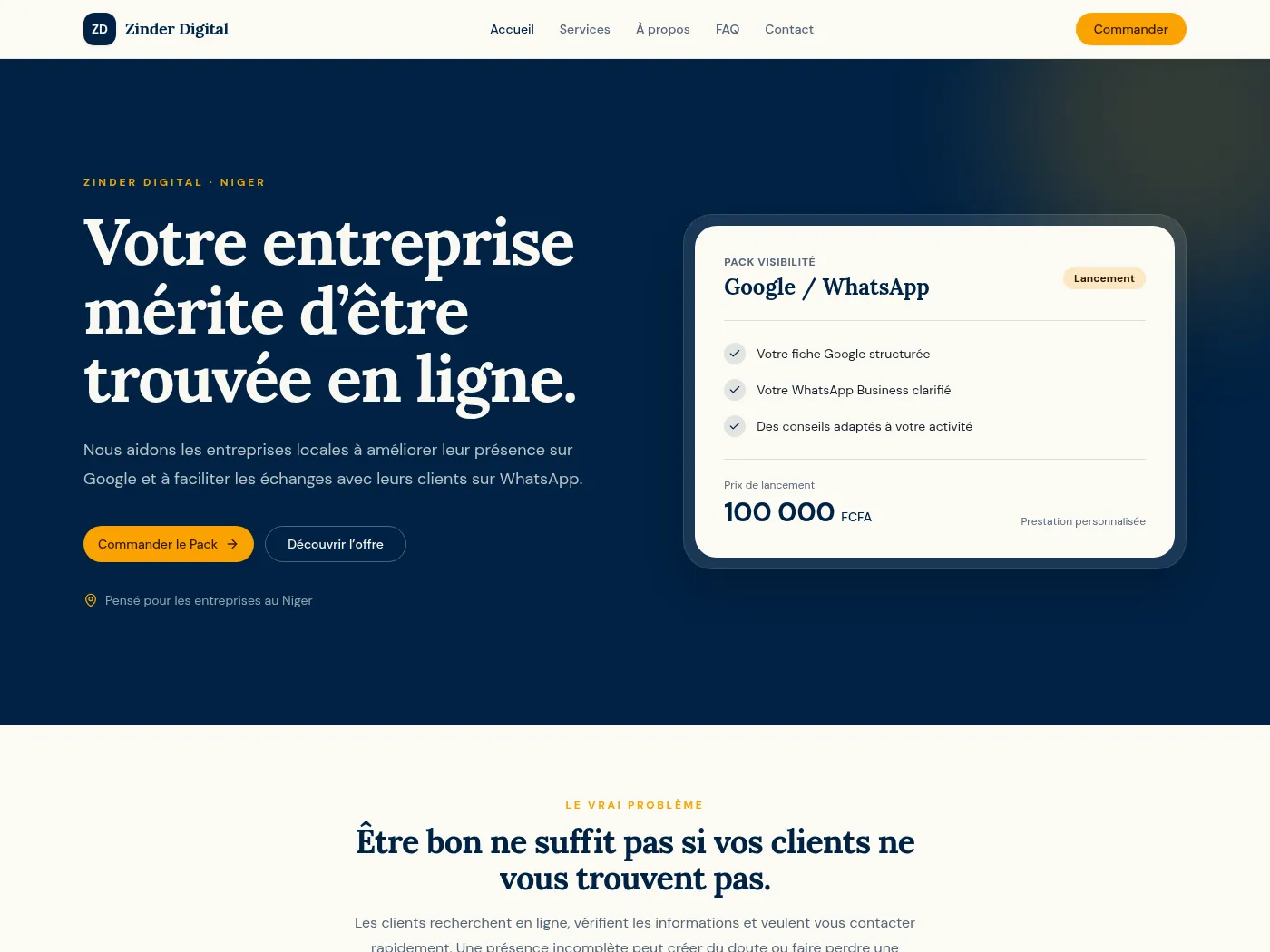 Zinder Digital Shop MVP