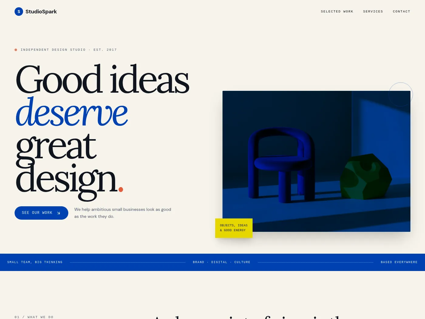 StudioSpark Webpage