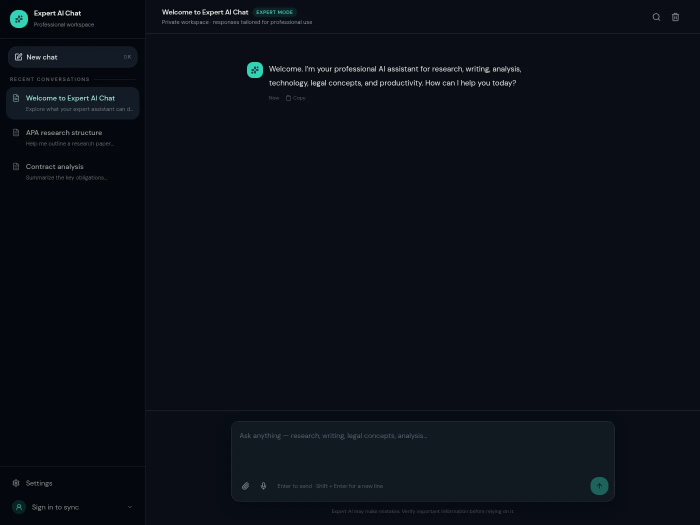Expert AI Chat Pro
