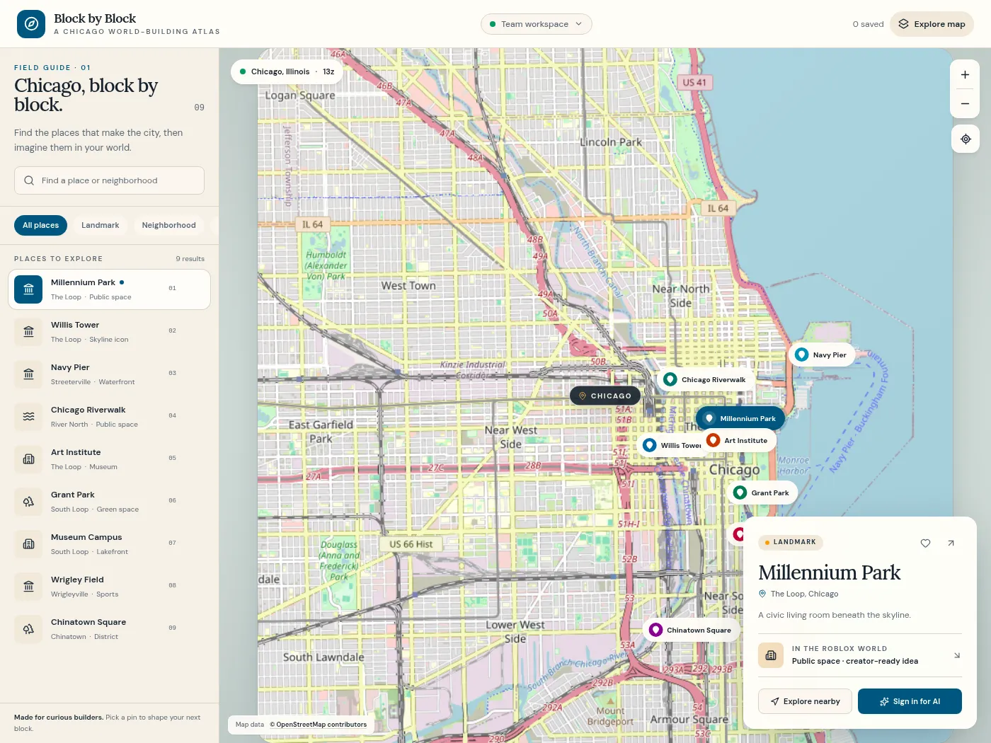 Chicago Roblox Explorer
