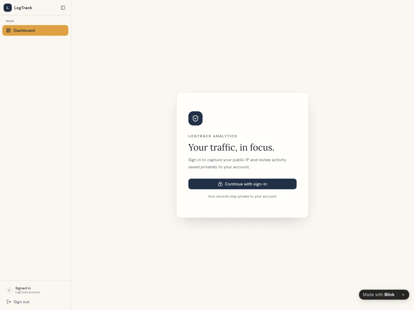 LogTrack Analytics