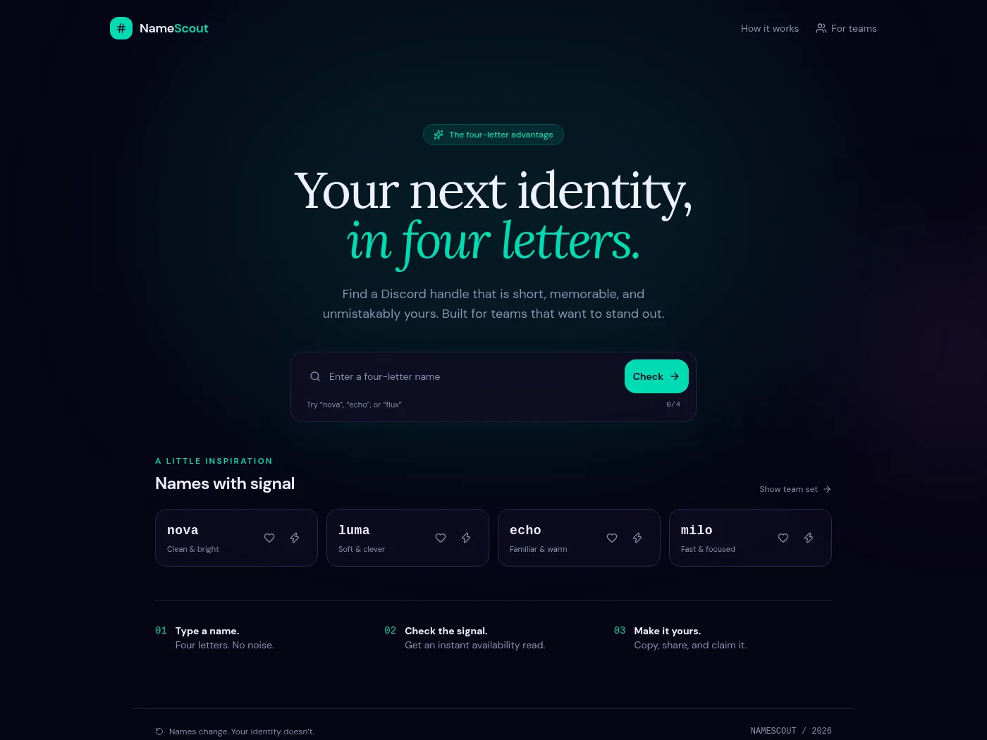 Discord Name Finder