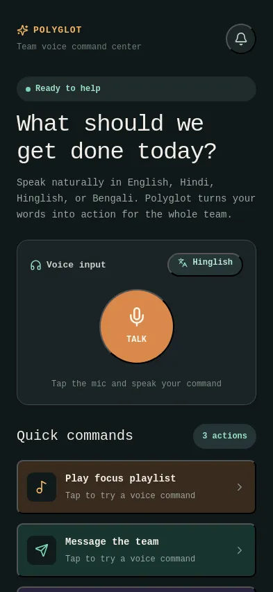 Polyglot Voice Assistant