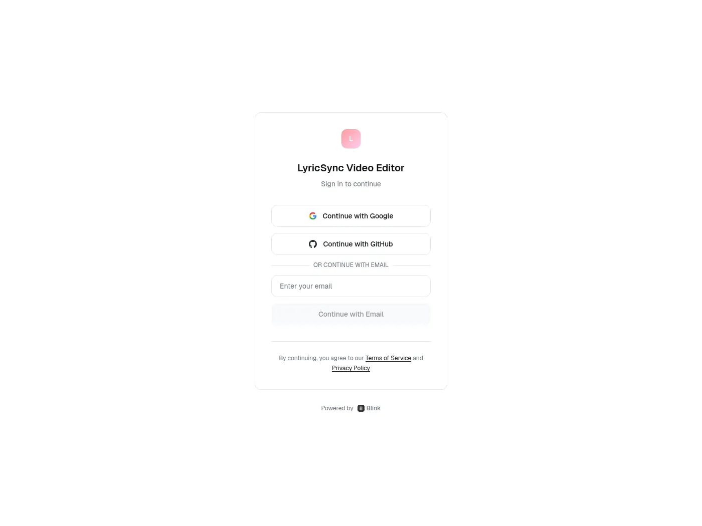 LyricSync Video Editor
