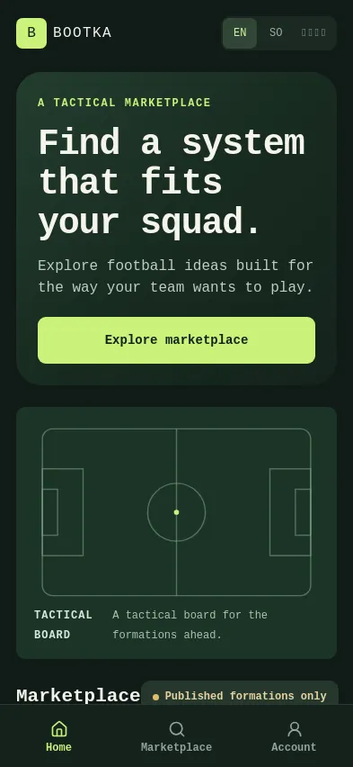 Bootka Marketplace Mobile