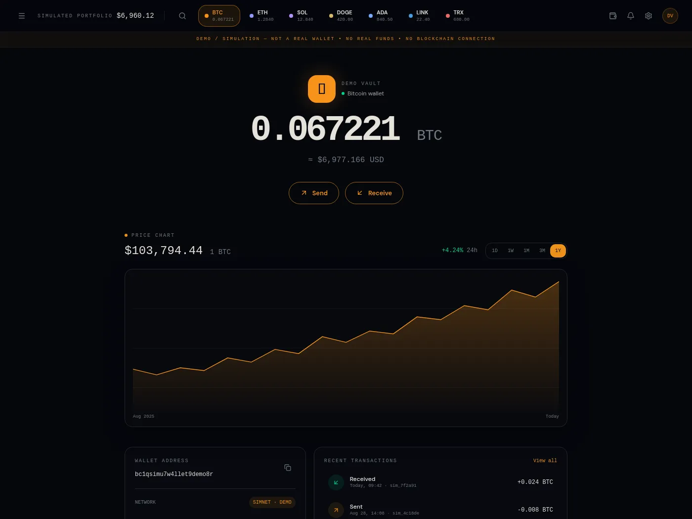SimuWallet Demo