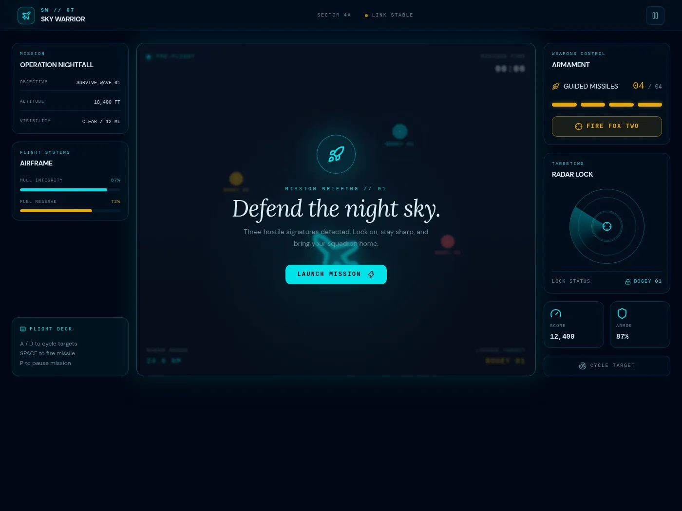 Sky Warrior Jet Combat