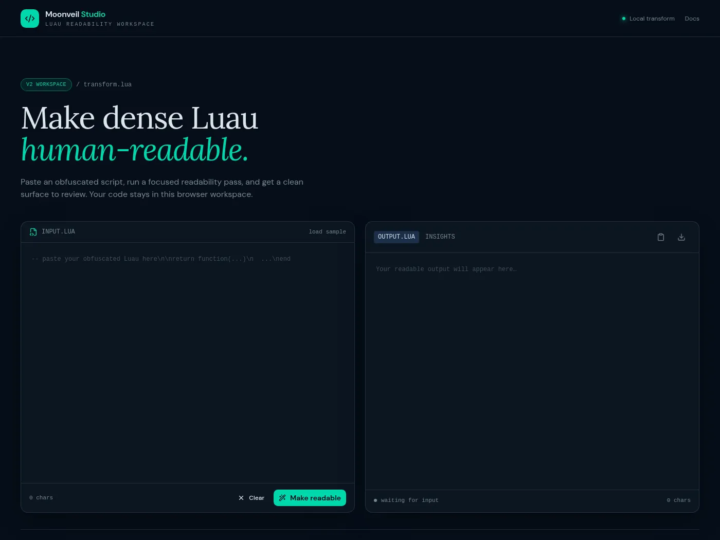 Lua Script Deobfuscator