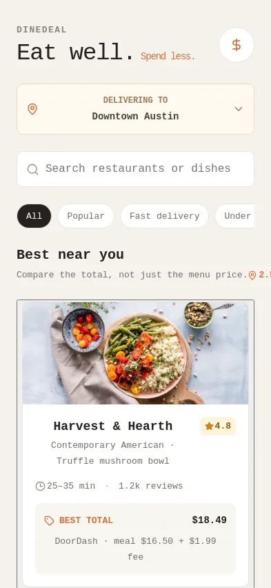 DineDeal Finder