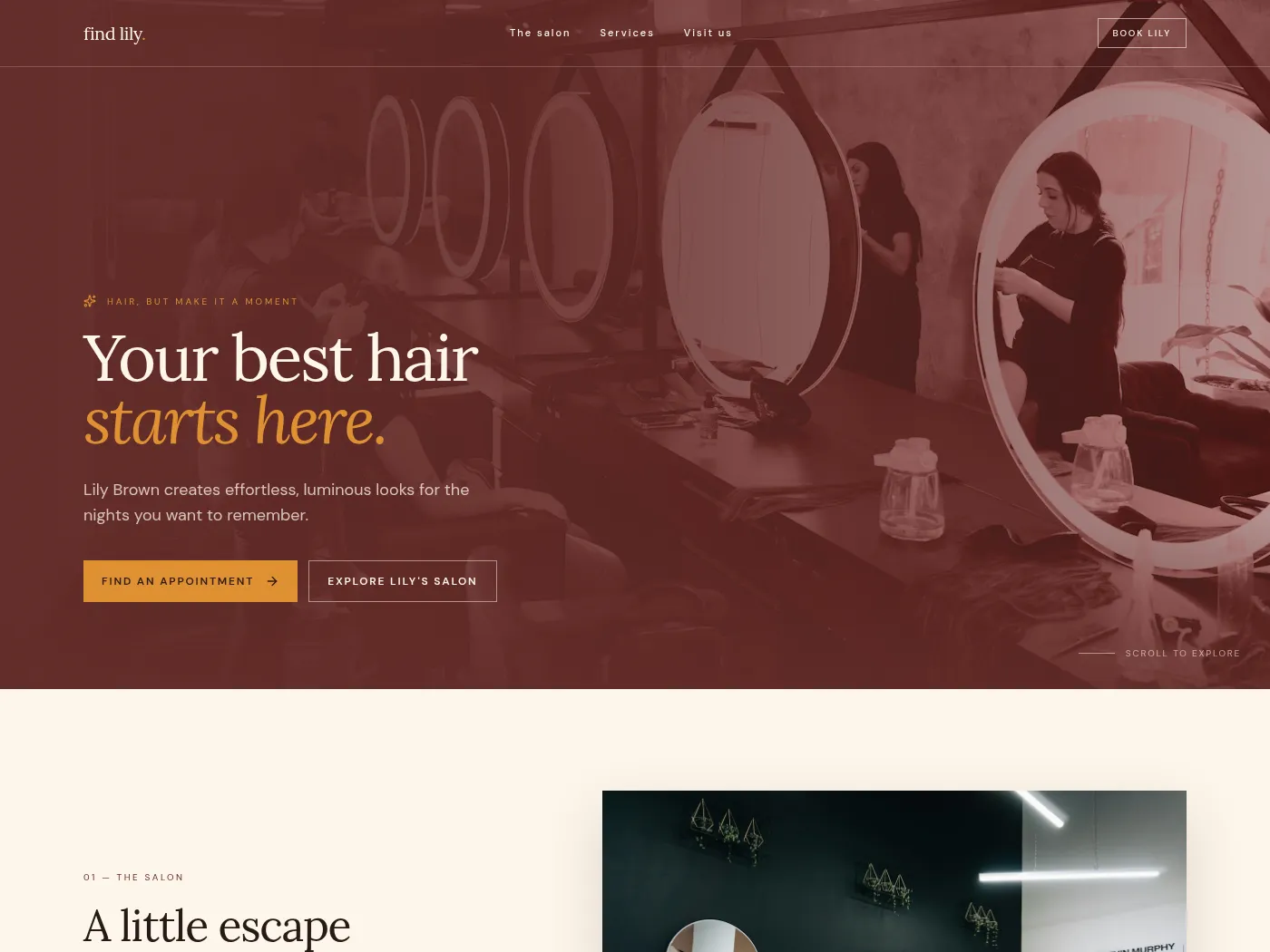 Find Lily's Salon